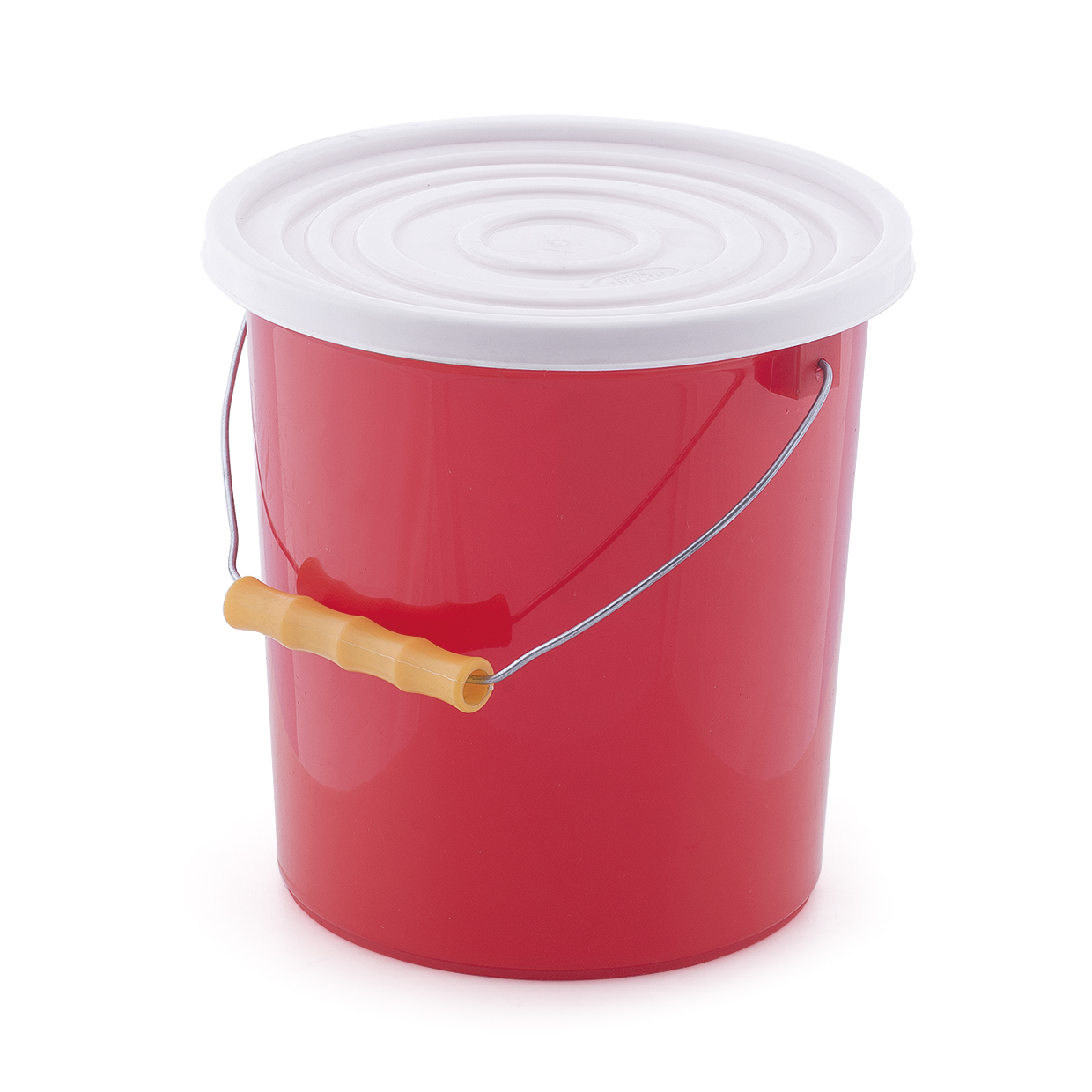 BALDE SAYRI 20 LTS TRANSP. C/TAPA COLOR – sumacplast